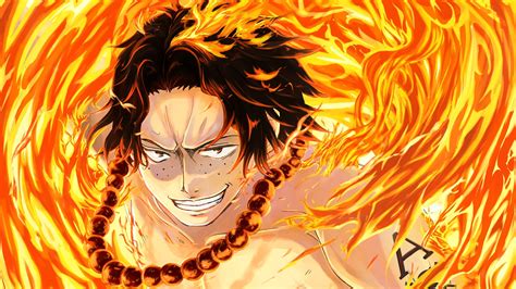 X Resolution One Piece K Portgas Ace P Laptop Full Hd