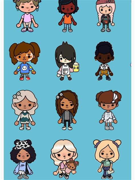 Toca Boca Toca Boca 2021 Toca Life World Sticker For Sale By Rajiinom