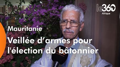 Election dun nouveau bâtonnier en Mauritanie veillée darmes chez les