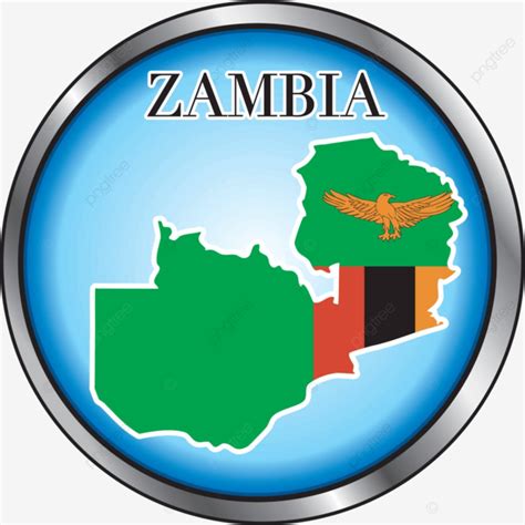 Ilustraci N De Mapa Africano De N Redondo De Zambia Sahara Vector