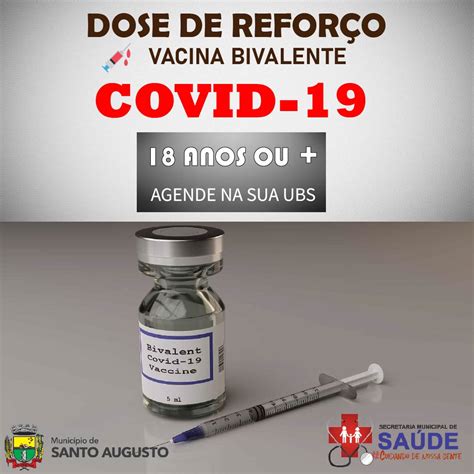 LIBERADA VACINAÇÃO DA BIVALENTE CONTRA CONVID 19 PARA PESSOAS