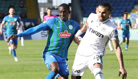 Çaykur Rizespor 2 1 Konyaspor maç özeti ve golleri İZLE