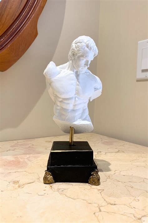 Nude Man Statue Naked Male Torso On Block 8 Tall Naked Man Sculpture