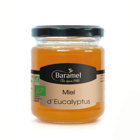 Miel d eucalyptus bio Certifié ECOCERT Pot de 250g