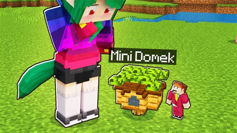 Jak zamieszkać w MINIATUROWYM DOMKU Minecraft CZOKO I NALI YouTube