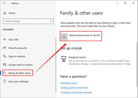 Create Administrator Account Windows