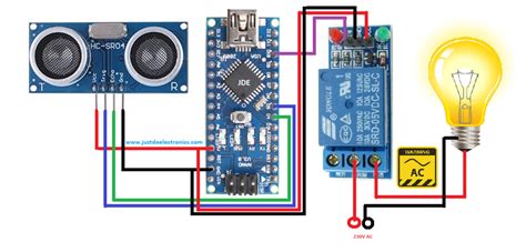 Arduino Ultrasonic Sensor Relay