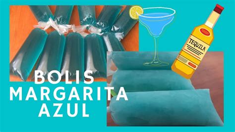 como preparar bolis con tequila bolis de margarita azúl YouTube