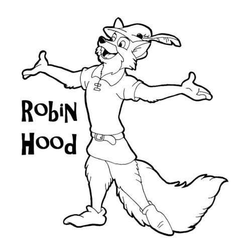 Dibujos De Robin Hood Para Colorear