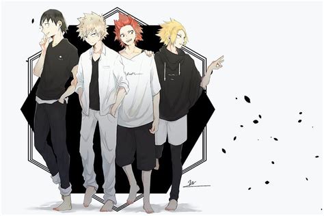 My Hero Academia Denki Kaminari Eijiro Kirishima Hanta Sero Katsuki