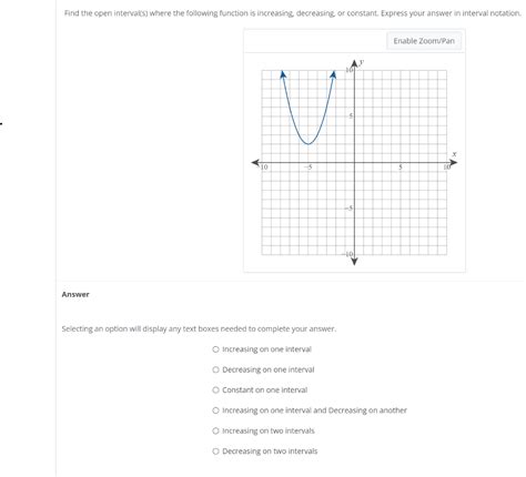 Solved Find The Open Interval S Where The Following Chegg