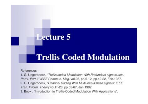 pdf lecture 5 trellis coded modulation communication system dokumen tips