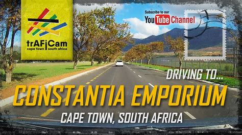Driving To Constantia Emporium Cape Town South Africa 2021 05 30