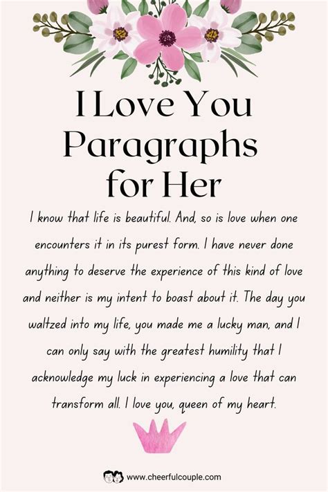 Paragraphs For Her Cute Messages She S Going To Love Artofit