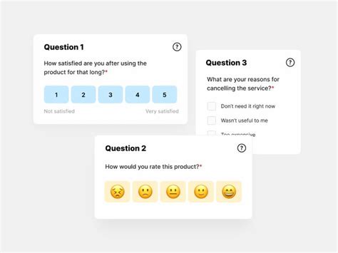 Card Ui Dribbble Survey Design