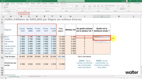 Utiliser Les Fonctions Equiv Et Index Sur Excel