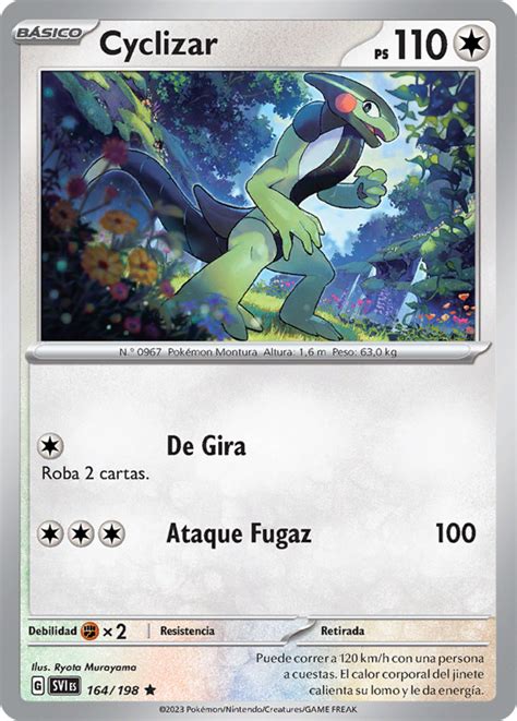 Cyclizar Escarlata y Púrpura 164 TCG WikiDex la enciclopedia Pokémon