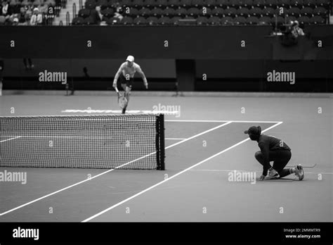 Athlete Playing Tennis Amateur Female Tennis Player Hitting A Forehand Playing Tennis Summer