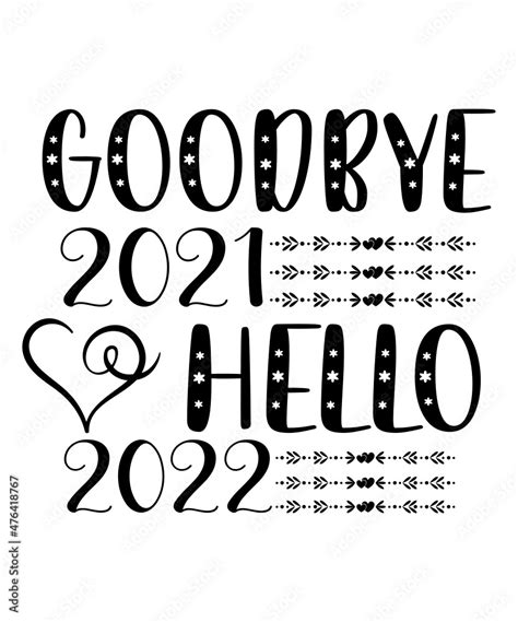 New Year Svg Bundle Happy New Years Svg 2022 Svg Svg For Cricut