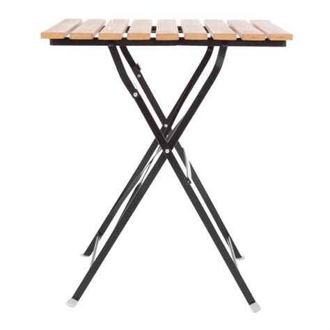 Bolero Faux Wood Bistro Table Square 600mm GJ765 Buy Online At Nisbets