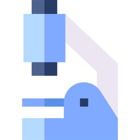 Icono De Microscopio Basic Straight Flat