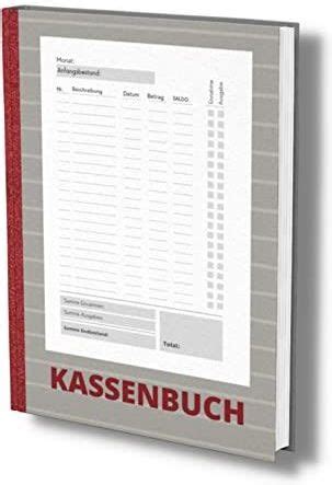Kassenbuch A5 Grau Einfaches Einnahmen und Ausgaben Buch für