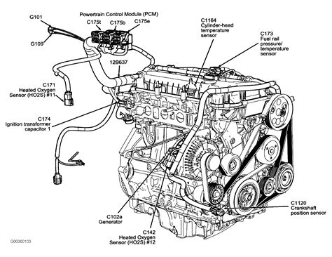 2013 Ford Escape 1 6 L Cylinder Head Temperature Sensor