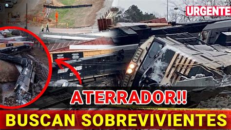 URGENTE Fuerte Impacto En EEUU Se Descarrila Un Tren JUSTO AHORA