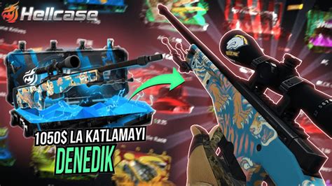 HELLCASE DE 1050 LA KATLAMAYI DENEDİK CSGO KASA AÇILIMI PROMO CODE