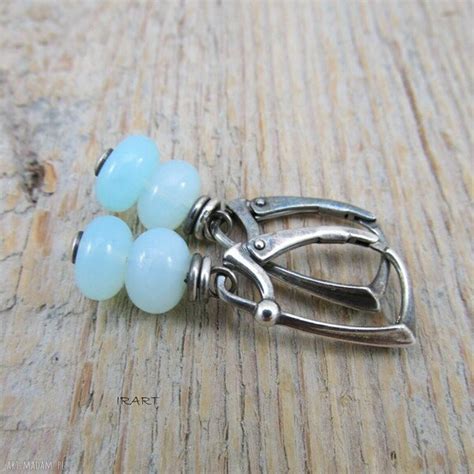 wyraziste kolczyki opal proste II ღ art Madam pl