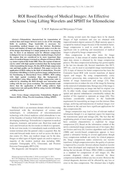 pdf roi based encoding of medical images an effective scheme · roi based encoding of