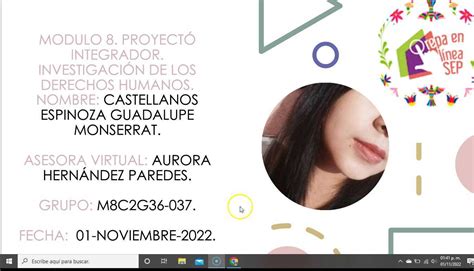 Proyecto Integrador Investigaci N De Los Derechos Humanos Modulo