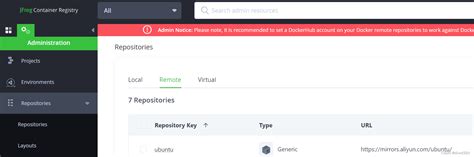 使用捷蛙JFrog Container Registry缓存docker镜像yum包apt包以及chart CSDN博客