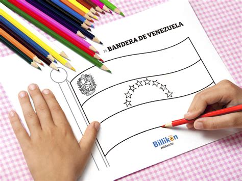 Bandera De Venezuela Para Colorear E Imprimir Billiken