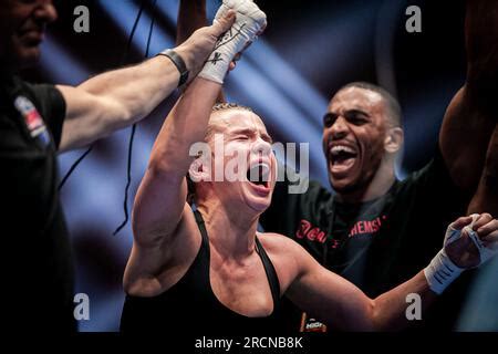 Dublin Ireland July Daniella Hemsley Celebrates Her Victory Over