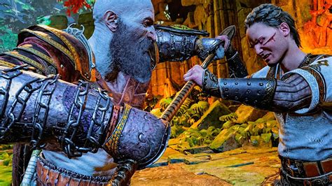 God Of War Ragnarok Kratos Vs Heimdall Boss Full Fight PS5 4K 60FPS