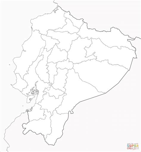 Mapa Del Ecuador Para Colorear Mapas Mapa Para Colorear Pdmrea Pdmrea