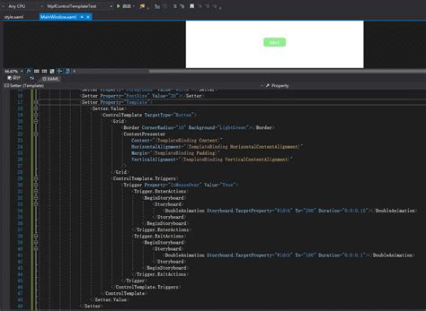 controltemplate in wpf