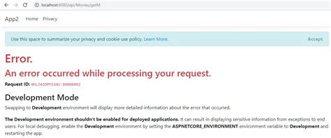 What Does An Exception Occurred While Processing Your Request Adcod