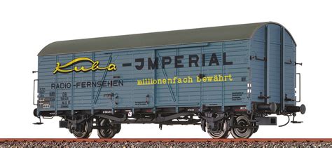 Brawa 50934 Gedeckter Güterwagen Glr22 DB Ep III Kuba Imperial