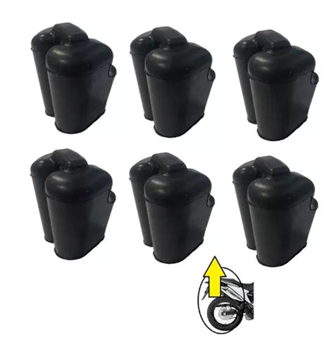 Kit Bucha Da Coroa Borracha Coxim Roda Nx 400 Falcon Nx4