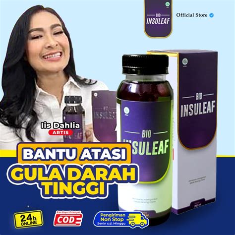 Jual Bio Insuleaf Herbal Alami Bantu Atasi Kencing Manis Dan Bantu