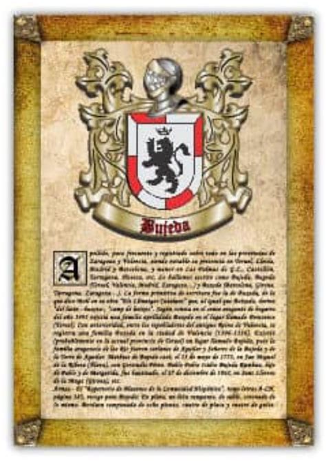 Apellido Bujeda Origen Historia Y Heráldica De Los Linajes Y Apellid