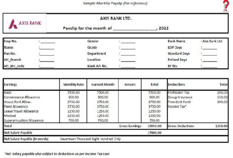 How To Make Salary Slip Format In Pdf Excel Word How To Wiki Riset