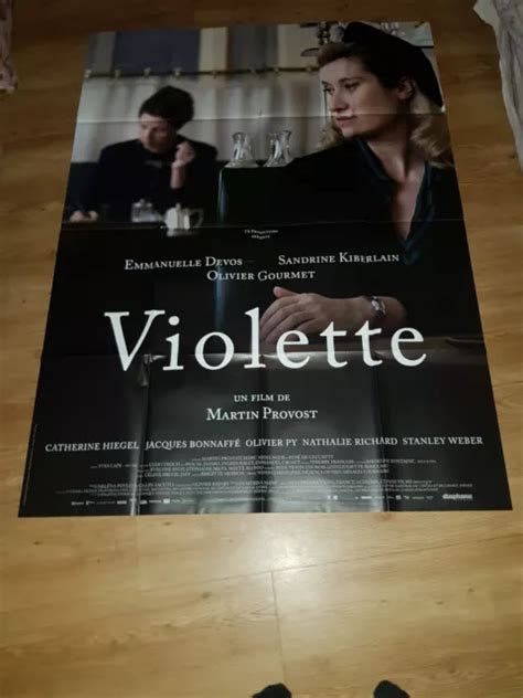 AFFICHE DE CINÉMA d époque du film VIOLETTE de 2013 120x160cm EUR 14