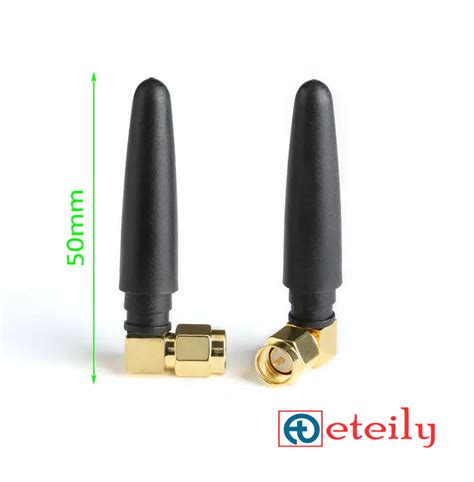868MHz 2dBi Rubber Duck Antenna With SMA M R A Connector At 65