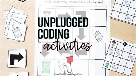 unplugged coding activities for kindergarten creative kindergarten