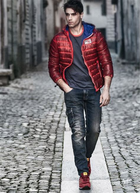 Fabio Mancini Tomas Skoloudik For Armani Jeans FW14 15 Leather