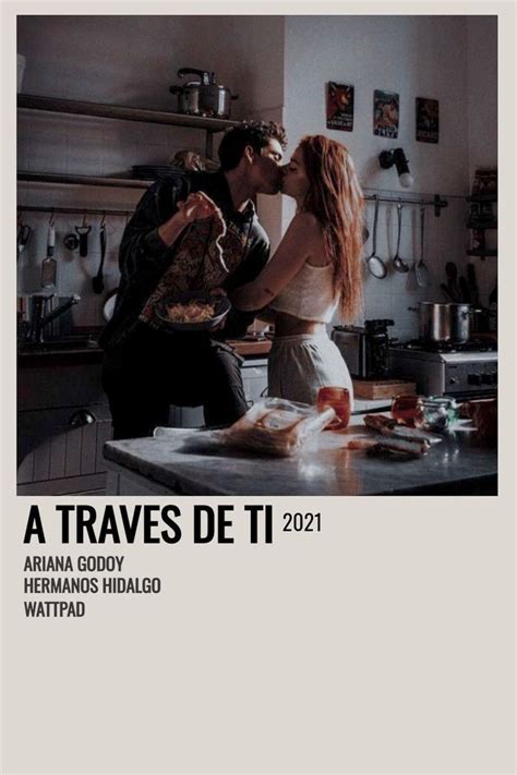 A Través de Ti Poster Pósteres de libros Wattpad libros Frases