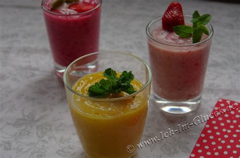Selbstgemachtes Eis Mit Obst Und Beeren Ohne Milch Und Zucker Ich Im